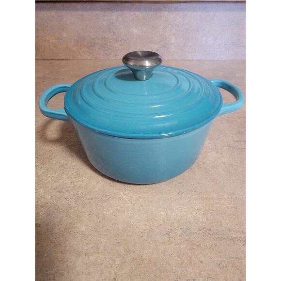 Le Creuset | Kitchen | Vintage Le Creuset Tiffany Teal Blue Dutch Oven ...